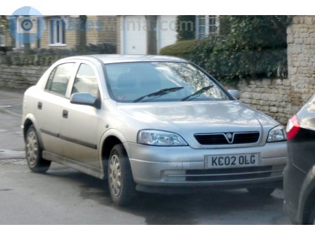 KC02 OLG, Vauxhall Astra (Luton) License plate of the United Kingdom
