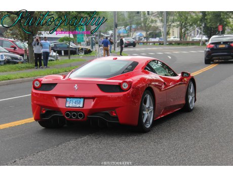 F1-458, Ferrari 458 (Connecticut) License plate of the USA