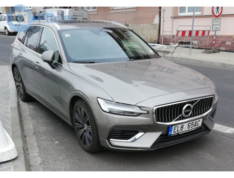 EL8 65AC, Volvo V60 , License plate of the Czech Republic