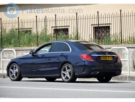 KN66 RYW, Mercedes-Benz C-Klasse (Northampton) License plate of the ...
