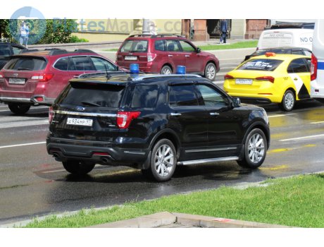 а934мр97, Ford Explorer (Moscow City) License plate Russia