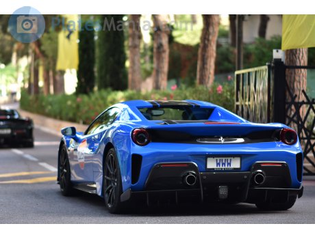 WWW, Ferrari 488 , License plate of New Zealand