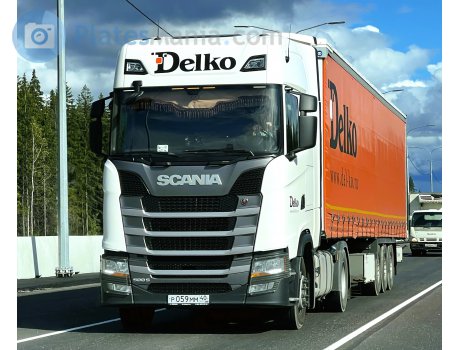 р059мм40, Scania S-series (Kaluga Oblast) License plate Russia