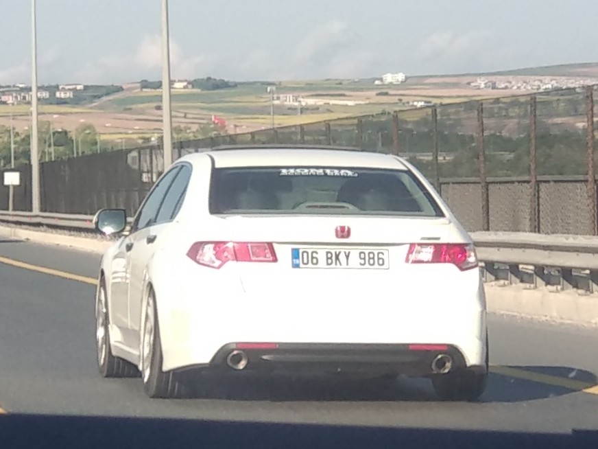 "06 BKY 986" photos Honda Accord. Turkey