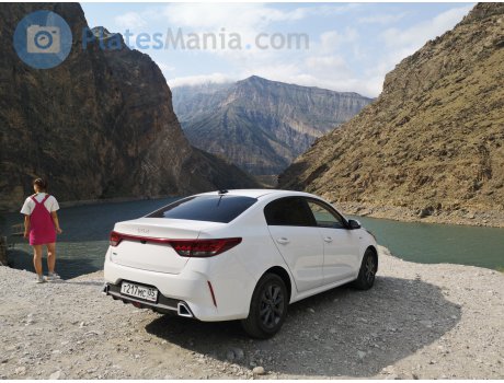 т217мс05, KIA Rio (Republic of Dagestan) License plate Russia