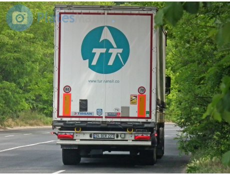 34 DCR 228, Tirsan (İstanbul) License plate of Turkey