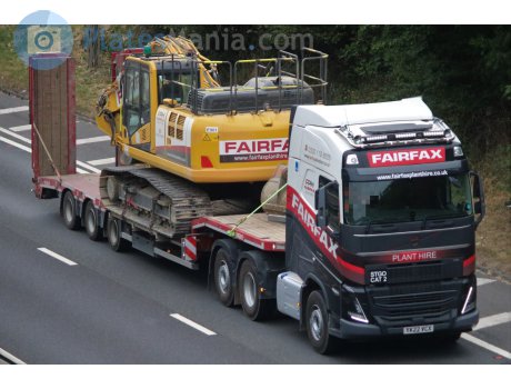 YK22 VCX, Volvo FH (Leeds) License plate of the United Kingdom