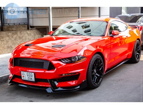 01 010 ZAK, Ford Mustang (Bishkek City) License plate of Kyrgyzstan