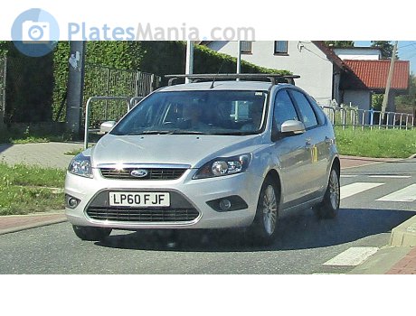 LP60 FJF, Ford Focus (Borehamwood (Stanmore)) License plate of the ...
