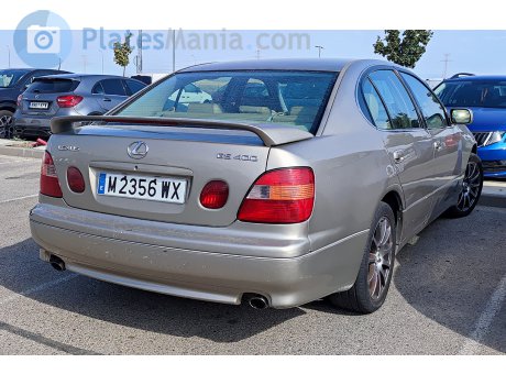 M 2356 WX, Lexus GS (Madrid) License plates of Spain
