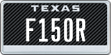 F150R, Ferrari LaFerrari (Texas) License plate of the USA