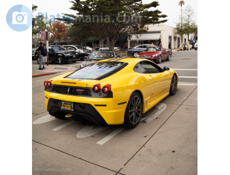 SCUUDD7, Ferrari 430 Scuderia (California) License plate of the USA