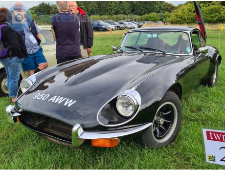 950 AWW, Jaguar E-Type (West Yorkshire) License plate of the United Kingdom