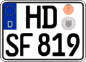 HD SF 819, Land Rover Defender (Heidelberg City, Rhine-Neckar District ...