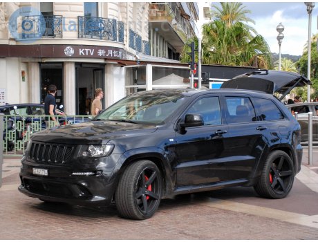GE 841734, Jeep Grand Cherokee (Geneva) License plate of Switzerland