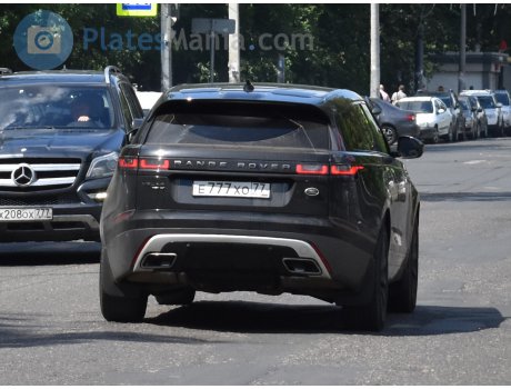 е777хо77, Land Rover Range Rover Velar (Moscow City) License plate Russia
