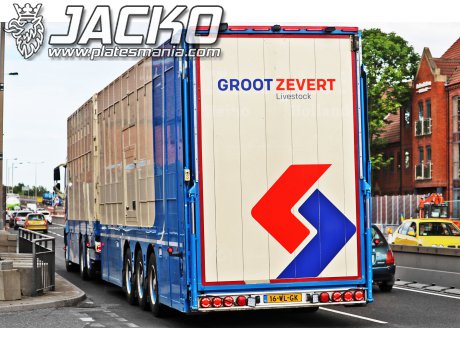 16-WL-GK, , License plate of the Netherlands