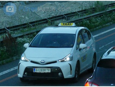 G 2838 TX, Toyota Prius (Graz City) License plate of Austria