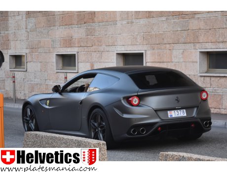 1378, Ferrari FF , License plate of Monaco
