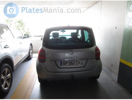 BP-562-CH, Renault Modus (Sarthe) French license plate