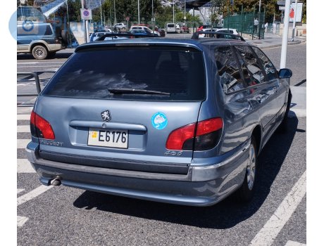 E 6176, Peugeot 406 , License plate of Andorra