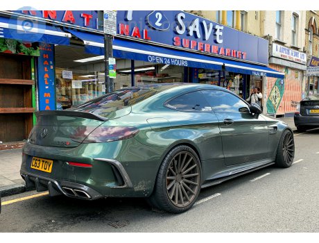 C63 TOY, Mercedes-Benz C-Klasse (London North-West) License plate of ...