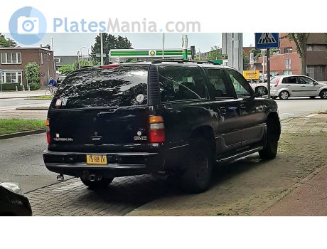 75-RB-ZV, GMC Yukon , License plate of the Netherlands