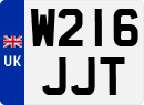 W216 JJT, Honda HR-V (Bournemouth) License plate of the United Kingdom