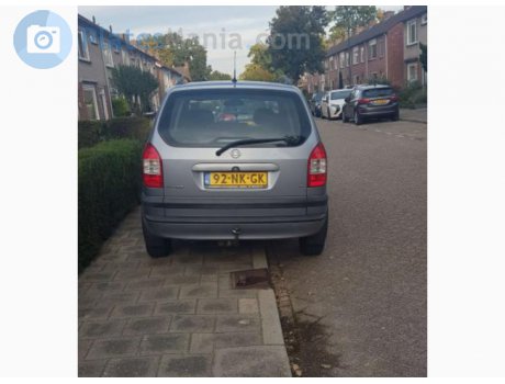 92-NK-GK, Opel Zafira , License plate of the Netherlands