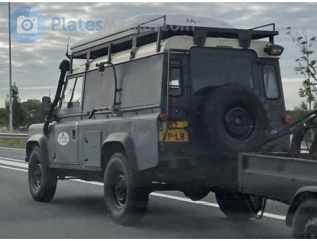 07-VP-LB, Land Rover Defender , License plate of the Netherlands