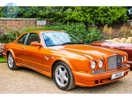 54 GG, Bentley Continental (Glasgow) License plate of the United Kingdom