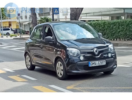 OHV C 597, Renault Twingo (Oberhavel District) German license plate