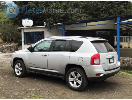 634-XYB, Jeep Compass (Mexico City (DF)) License plate of Mexico