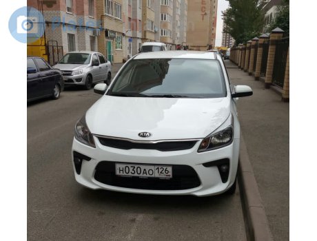 н030ао126, Kia Rio (Stavropol Krai) License plate Russia