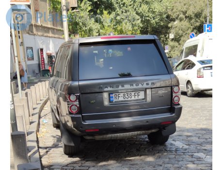 RF-838-FF, Land Rover Range Rover , License plate of Georgia