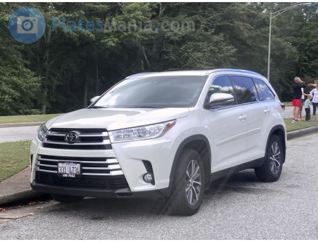 331 4734, Toyota Highlander (Illinois) License plate of the USA