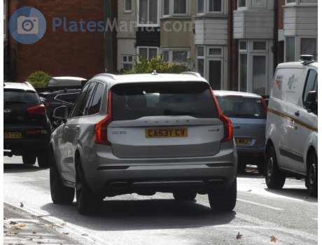 CA53 YCV, Volvo XC90 (Cardiff) License plate of the United Kingdom