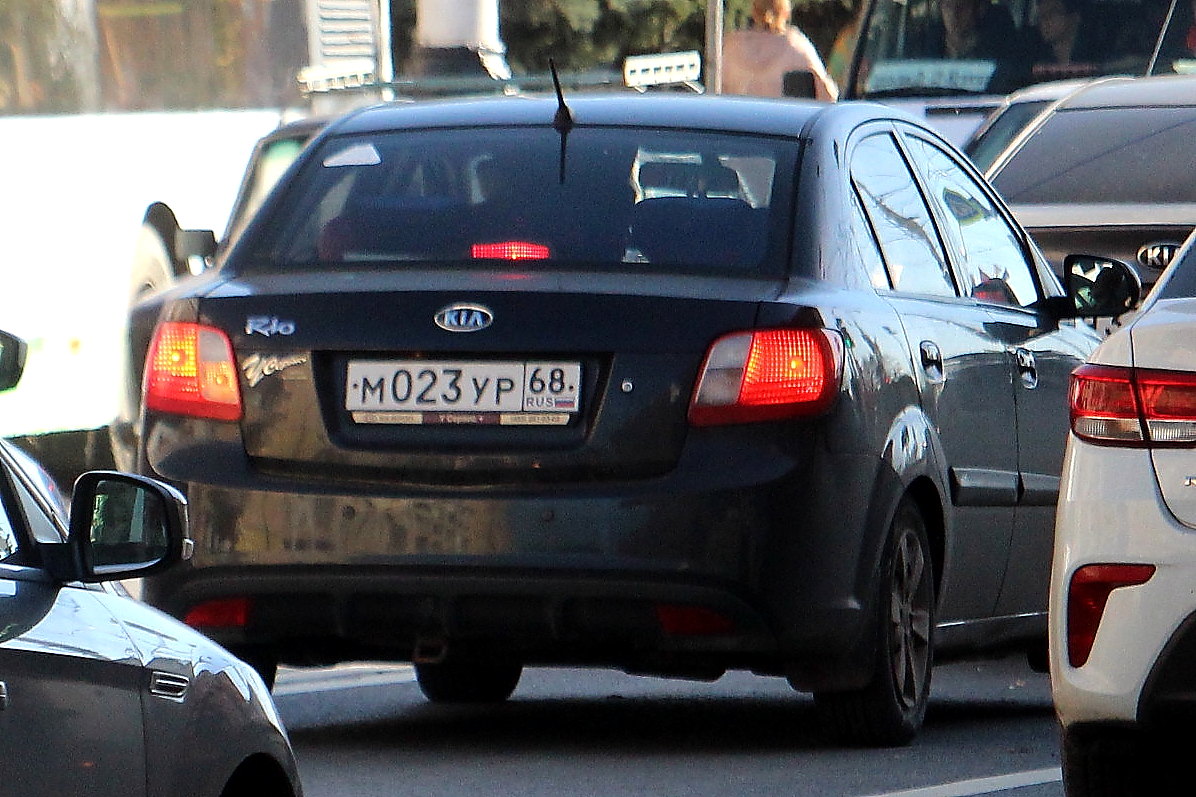 "м 023 ур 68" photos KIA Rio. Russia