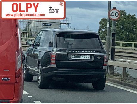 с501еу777, Land Rover Range Rover (Moscow City) License plate Russia