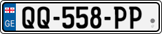 QQ-558-PP, Nissan Xterra , License plate of Georgia