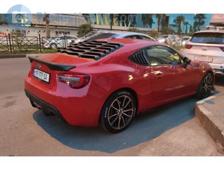 MR-777-SA, Subaru BRZ , License plate of Georgia