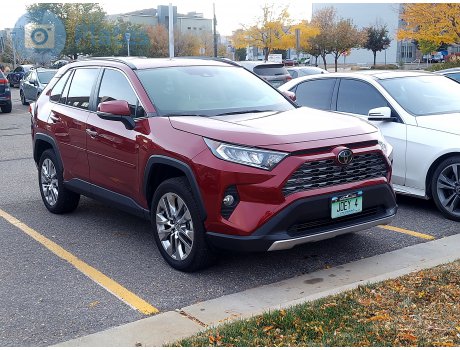 JOEY 4, Toyota RAV4 (Colorado) License plate of the USA
