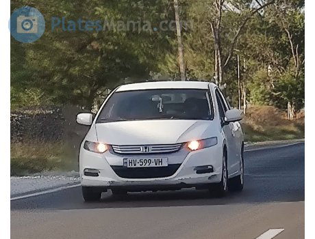 HV-599-VH, Honda Insight , License plate of Georgia