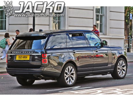 150 HRH, Land Rover Range Rover (Kingston upon Hull) License plate of ...