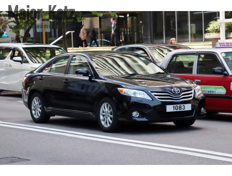 1083, Toyota Camry , License plate of Hong Kong