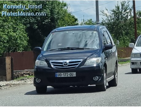 UO-172-OU, Mazda MPV , License plate of Georgia