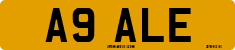 A9 ALE, Mercedes-Benz SL-Klasse (London North-West) License plate of ...