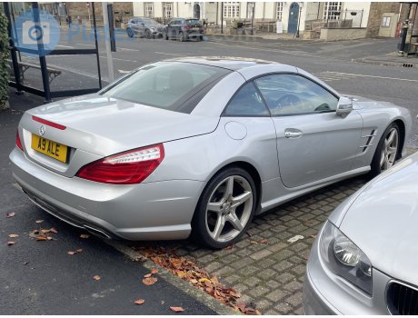 A9 ALE, Mercedes-Benz SL-Klasse (London North-West) License plate of ...