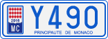 Y490, Audi Q5 , License plate of Monaco
