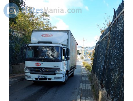 34 KJ 4051, Mercedes-Benz Atego (İstanbul) License plate of Turkey